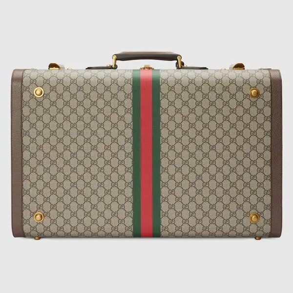 Gucci Savoy Large Suitcase - Beige