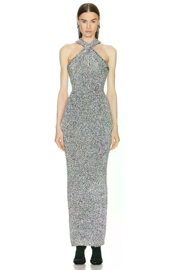 Alaïa Halter Neck Dress
