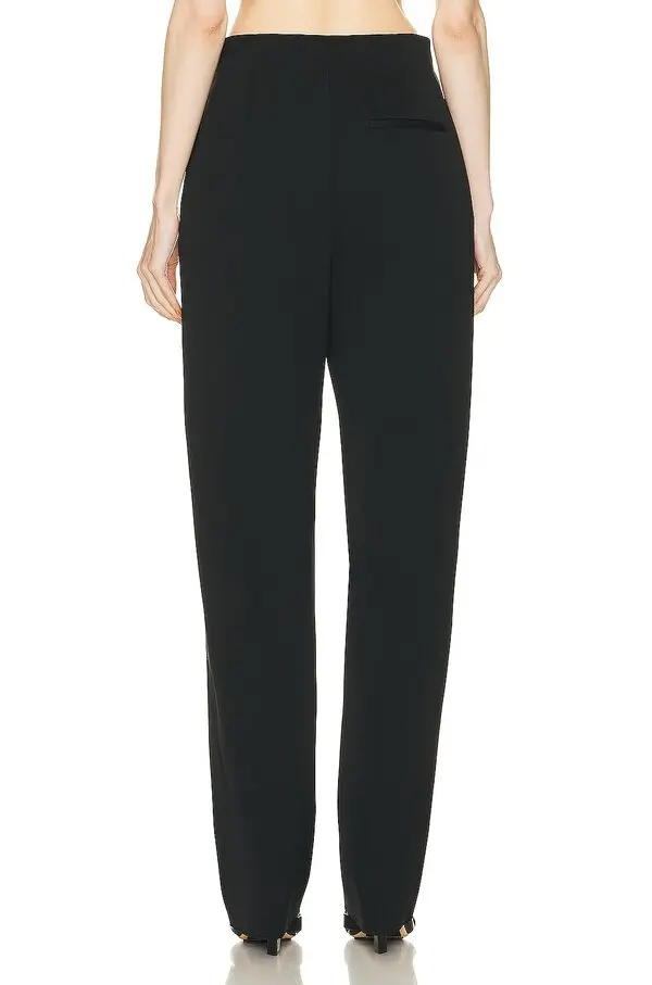 Bottega Veneta Stretch Wool Pant - Black