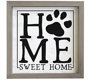 SINCERE SURROUNDINGS 10' Home Sweet Paw Rustic Frame - One-color