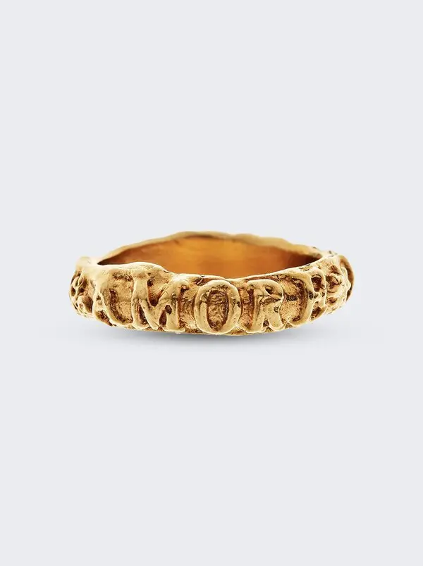 ALIGHIERI The Amore Ring - 24k Gold Plated Sterling Silver
