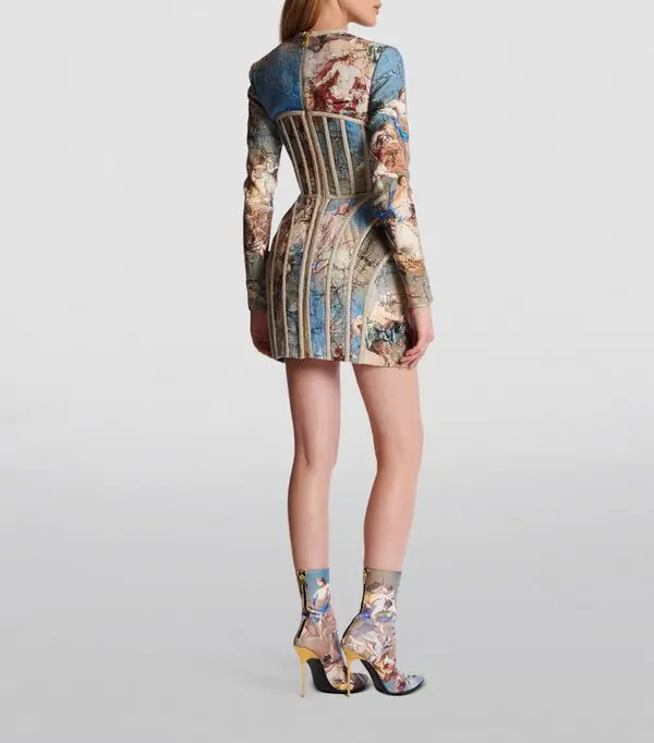 balmain corset dress Luxury fashion & independent designers
