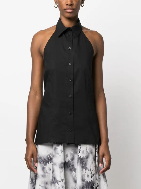 MSGM Open-back Sleeveless Shirt