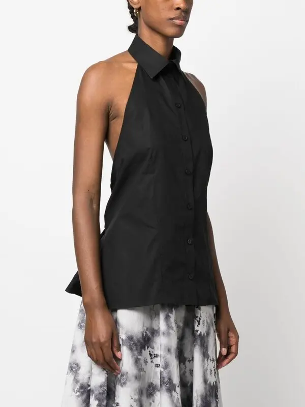 MSGM Open-back Sleeveless Shirt