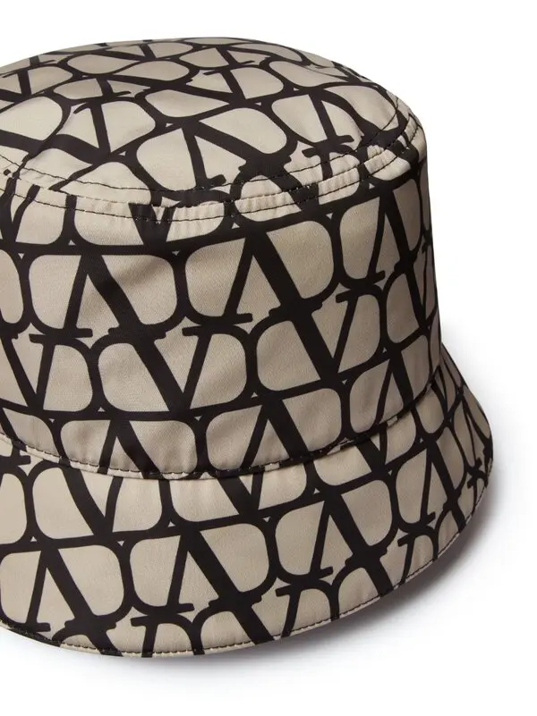 Valentino Garavani Toile Iconographe Bucket Hat - Neutrals