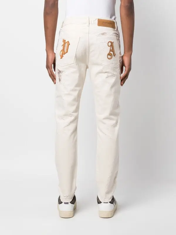 Palm Angels Patch-detail Denim Jeans