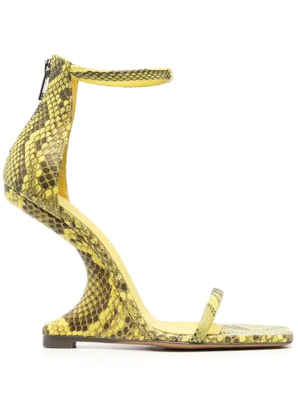 Rick Owens Cantilever 11 120mm Leather Sandals