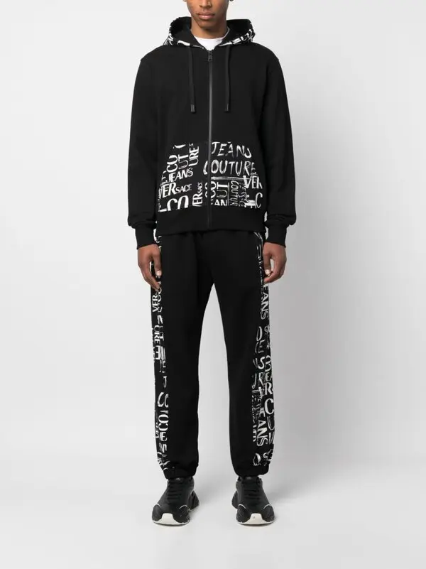 Versace Logo-print Cotton Track Pant