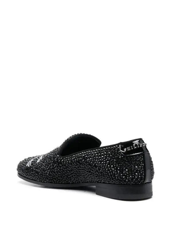 Philipp Plein Skull Bones Moccasins