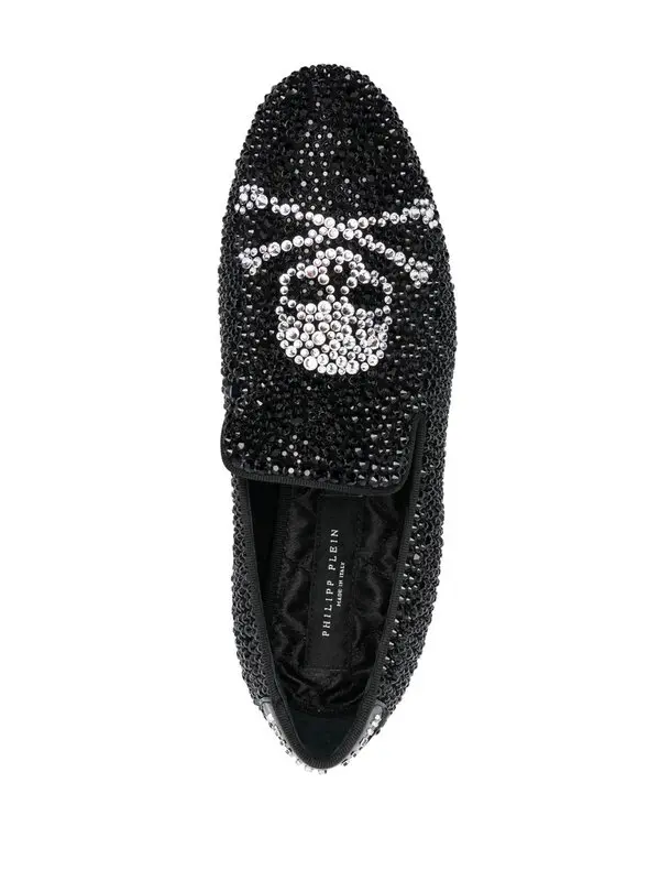 Philipp Plein Skull Bones Moccasins