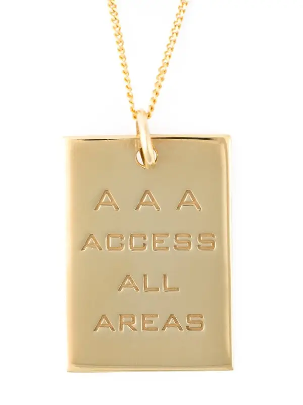 TRUE ROCKS Aaa Pass' Necklace - Metallic