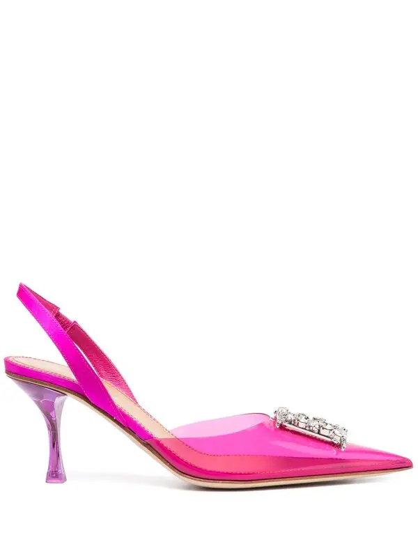 Dsquared2 80mm Embellished-logo Slingback Pumps