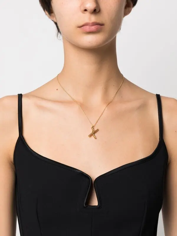 MISSOMA Curly Molten Initial Necklace - Gold