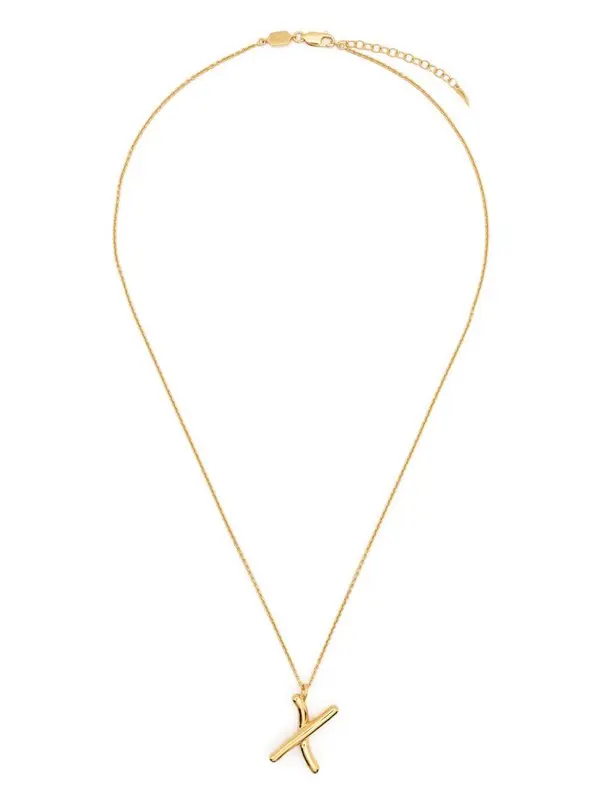 MISSOMA Curly Molten Initial Necklace - Gold