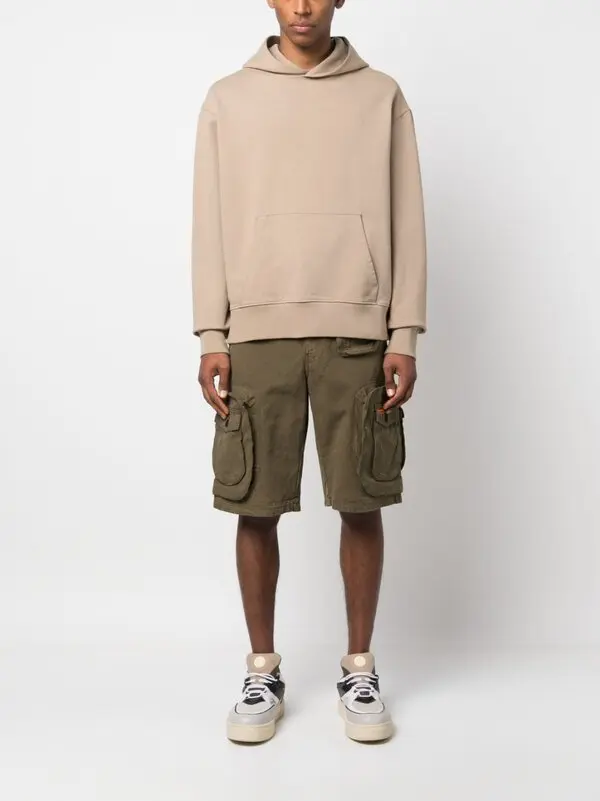 Heron Preston Logo-patch Cargo Shorts - Green