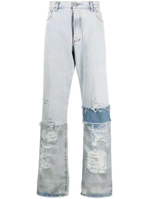 Heron Preston Multi-panel Denim Jeans