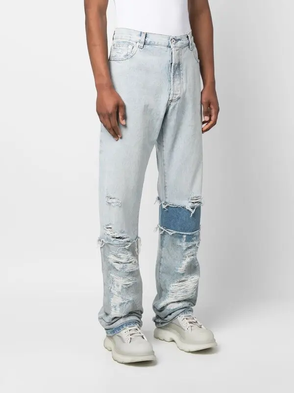 Heron Preston Multi-panel Denim Jeans