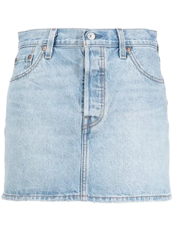 LEVI'S Mid-rise Denim Skirt
