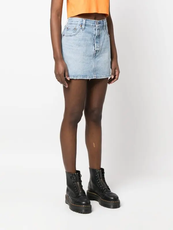 LEVI'S Mid-rise Denim Skirt