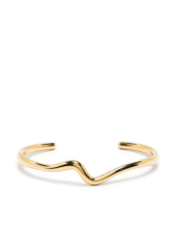 MISSOMA Molten Wave Cuff Bracelet - Gold