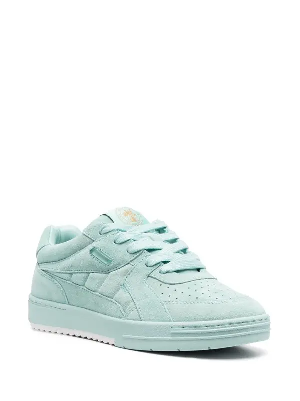 Palm Angels Logo Print Lace Up Sneakers