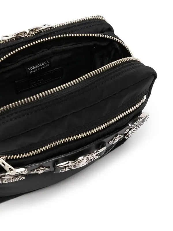 Toga Virilis Logo-Pach Zip-Fastening Belt Bag - Black | Editorialist