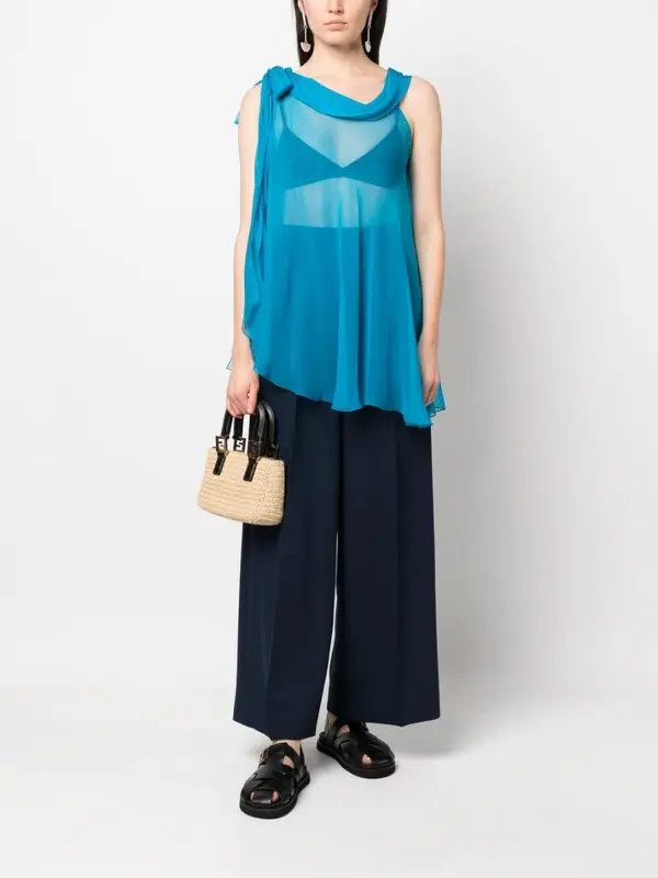 Alberta Ferretti Asymmetric Blouse