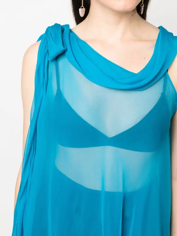 Alberta Ferretti Asymmetric Blouse