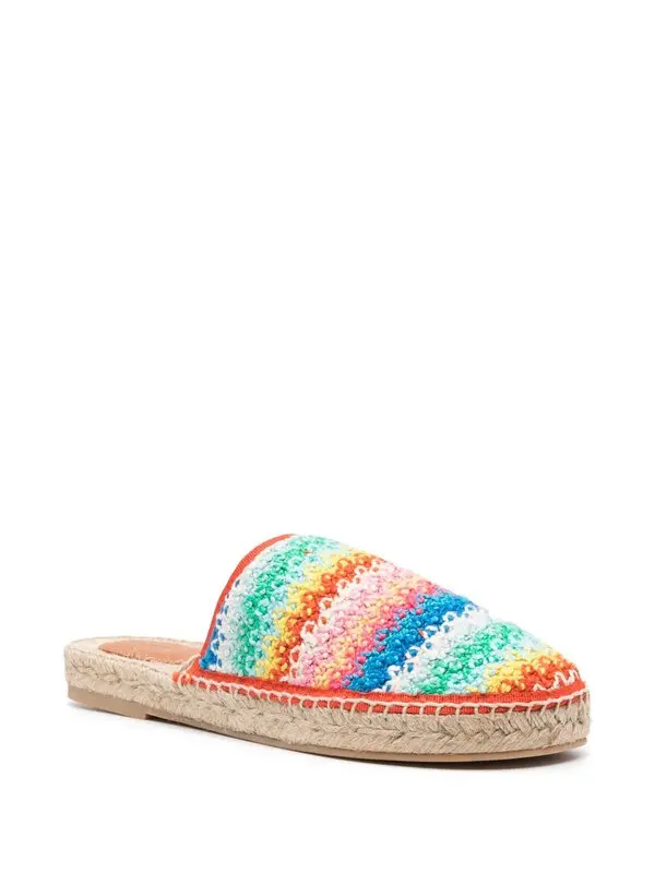 Alanui Over The Rainbow Espadrilles - Green