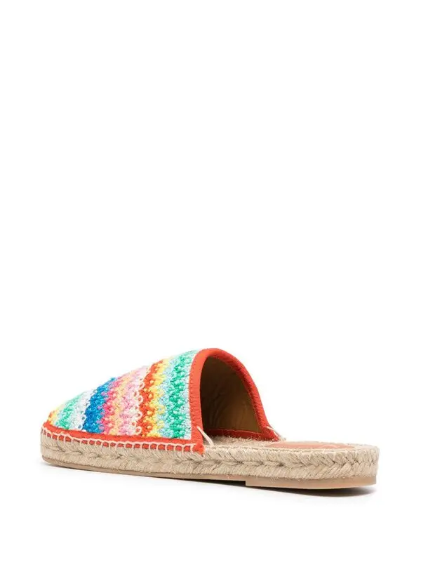 Alanui Over The Rainbow Espadrilles - Green