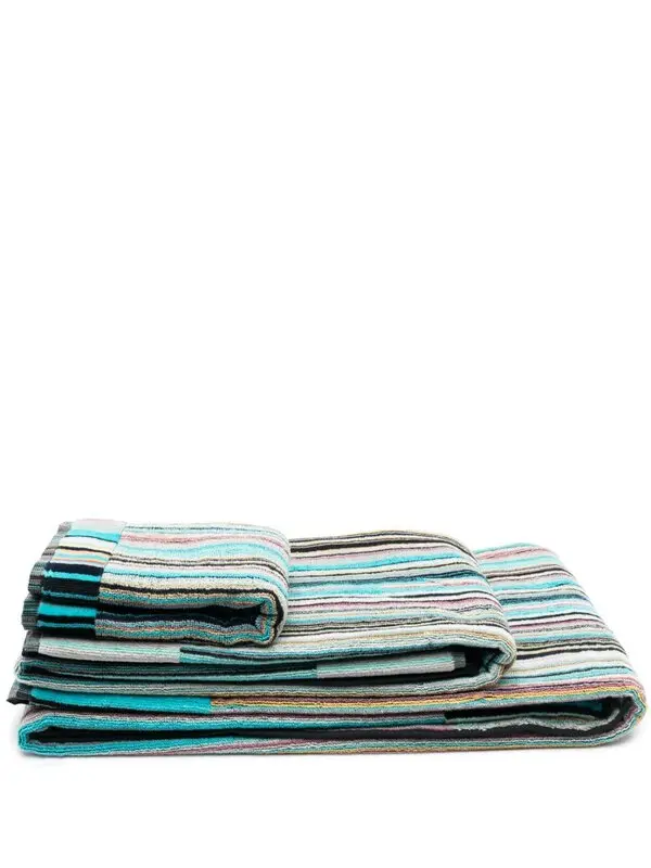 Missoni Jazz Bath Towels - Blue