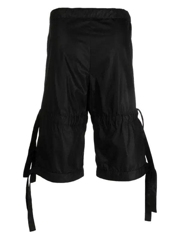 WALTER VAN BEIRENDONCK Star Drawstring Cotton Shorts