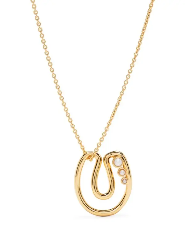 MISSOMA U-letter Pendant Necklace - Gold
