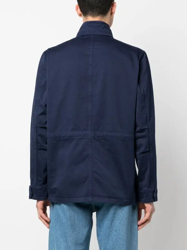 FAY Multiple-pocket Field Jacket - Blue