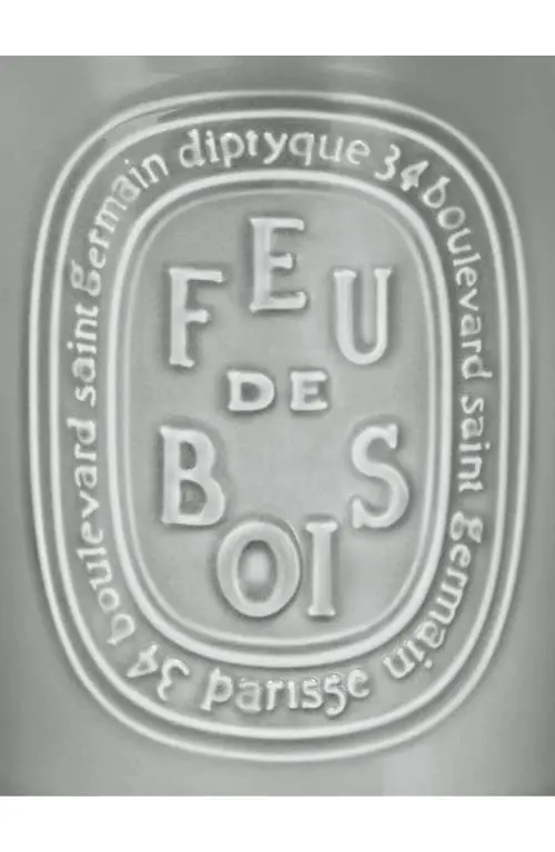 DIPTYQUE Feu De Bois Large Scented Candle - Grey Vessel