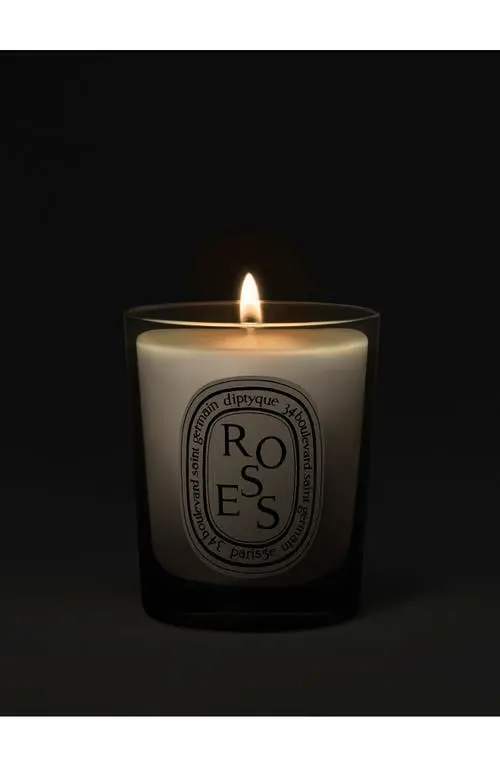 DIPTYQUE Roses Scented Candle - Clear Vessel