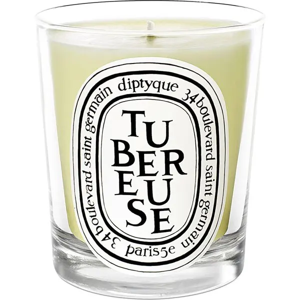 DIPTYQUE Tubereuse Scented Candle - Clear Vessel