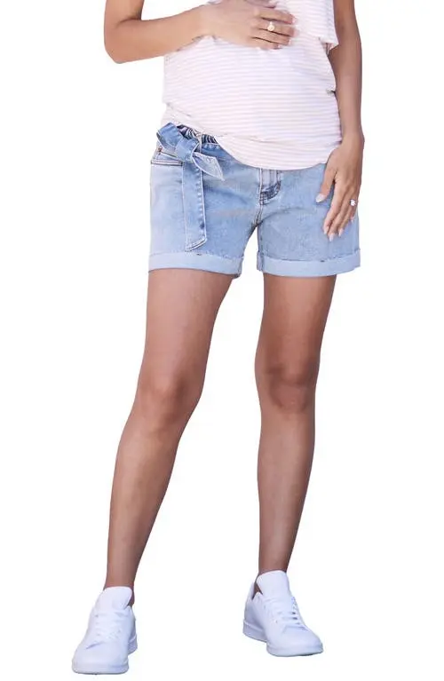 ANGEL MATERNITY Denim Shorts
