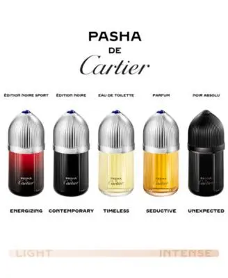 Cartier Pasha Noir Absolu Parfum Fragrance Collection