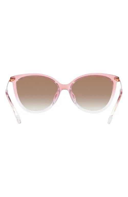 Michael Kors 58mm Gradient Cat Eye Sunglasses - Rose Gold