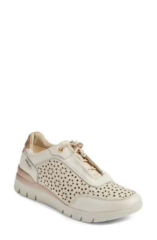 Pikolinos Cantabria Perforated Sneaker - Nata