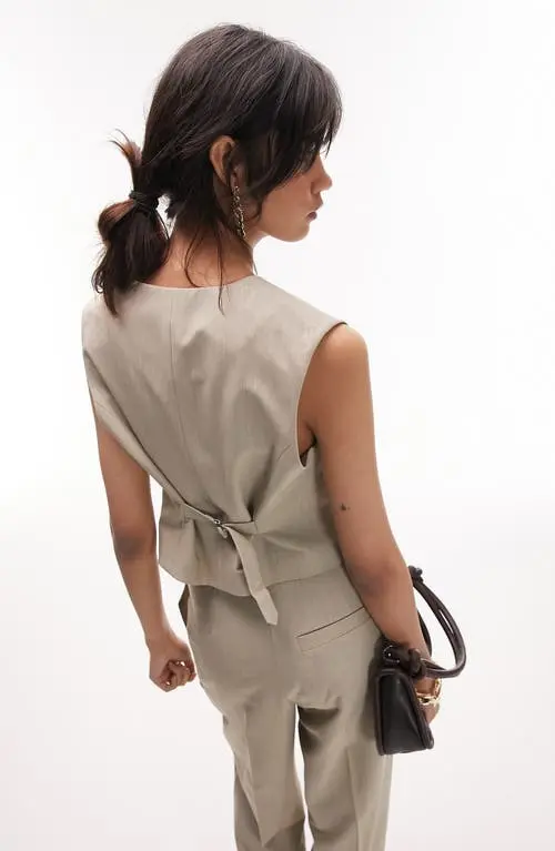 Topshop V-neck Waistcoat