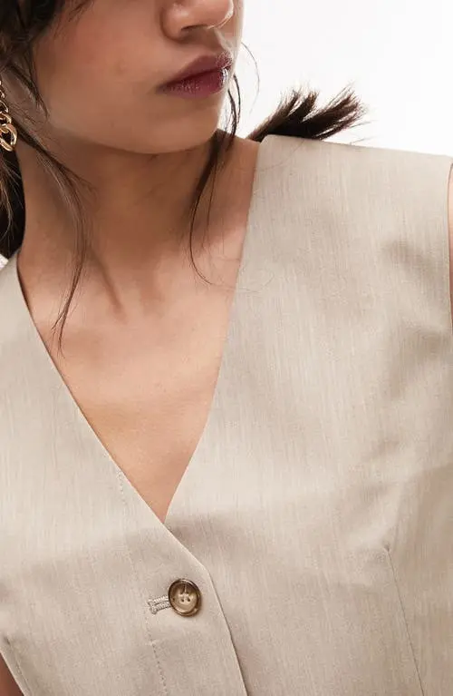 Topshop V-neck Waistcoat