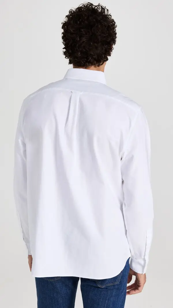 Lacoste Regular Fit Oxford Cotton Shirt - White