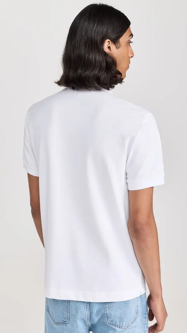 Lacoste Stretch Cotton Paris Polo - White