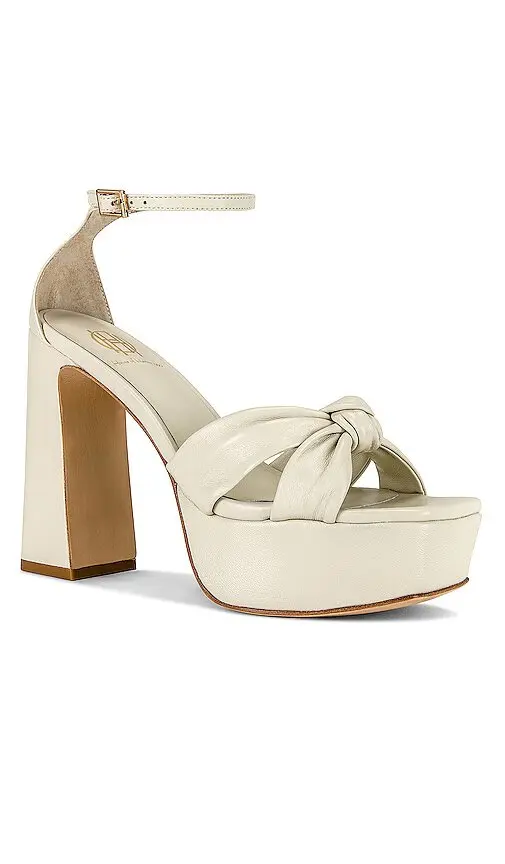 House Of Harlow 1960 X Jin Platform Sandals - Ivory