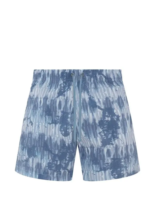 Amiri Tie-dye Pattern Swim Shorts