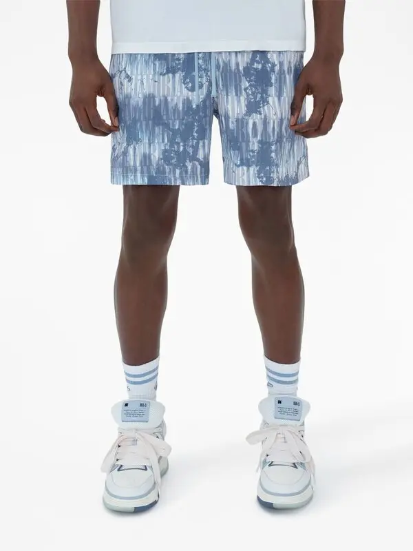 Amiri Tie-dye Pattern Swim Shorts