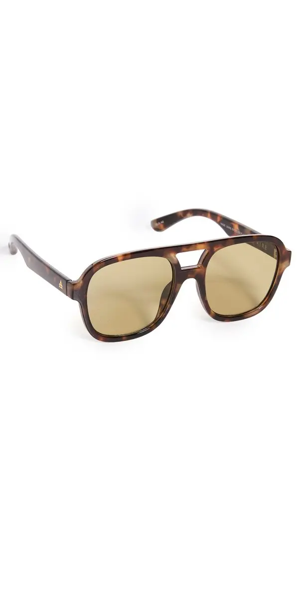 AIRE Whirlpool Aviator Sunglasses - Dark Tort