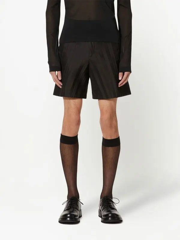 Valentino Garavani Pleated Tailored Shorts